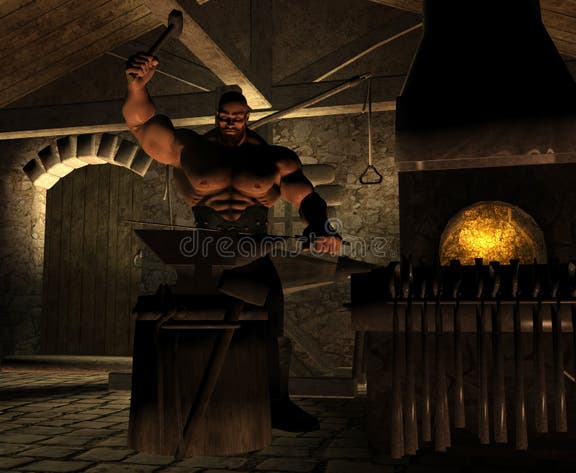 Blacksmith Metalworking Stock Illustrations – 1,389 Blacksmith ...