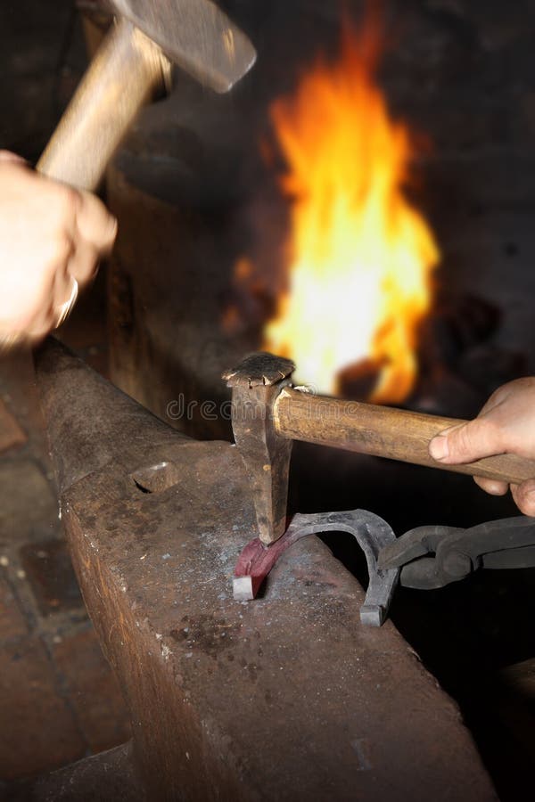 Blacksmith stock photo. Image of blacksmith, black, anvil - 10680456
