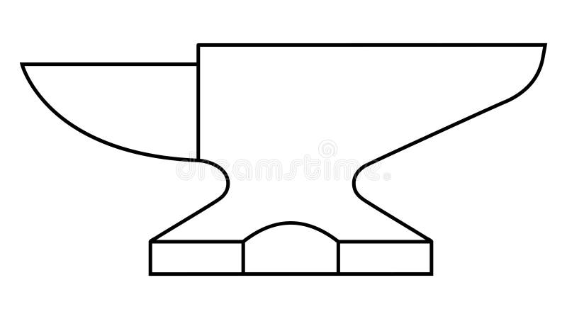 Blacksmith Anvil. Symbol of Work in Forge. Forging and Manufacturing of ...