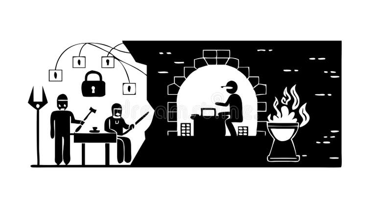 Blacksmith Anvil, Metalworking Tool, Vector Design Generative AI Stock ...