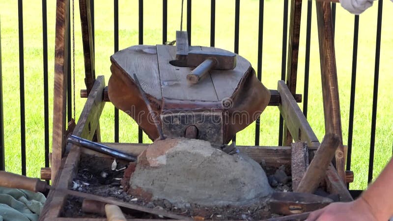 Blacksmith Bellows or Bellows, a Blower for Forges, Organs, a Device, a ...