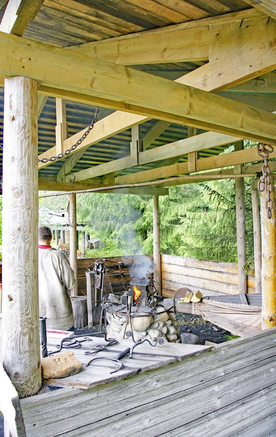 Blacksmith Building in Mandrogi Editorial Image - Image of tourism ...