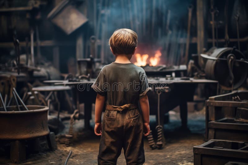 Child Forge Stock Illustrations – 19 Child Forge Stock Illustrations ...