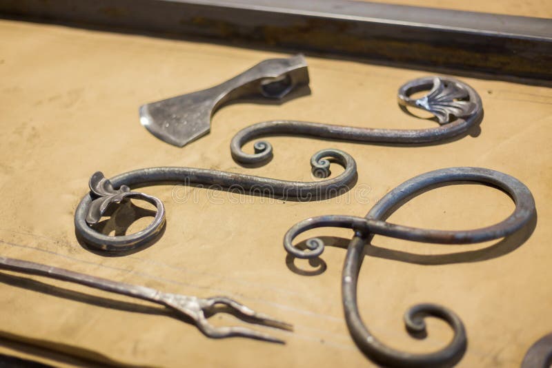 Blacksmith Decorative Elements Stock Image - Image of blacksmith ...