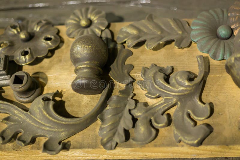 Blacksmith Decorative Elements Stock Image - Image of authentic ...