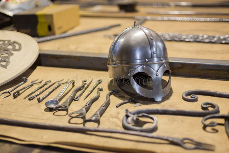 Blacksmith Decorative Elements Stock Image - Image of authentic ...