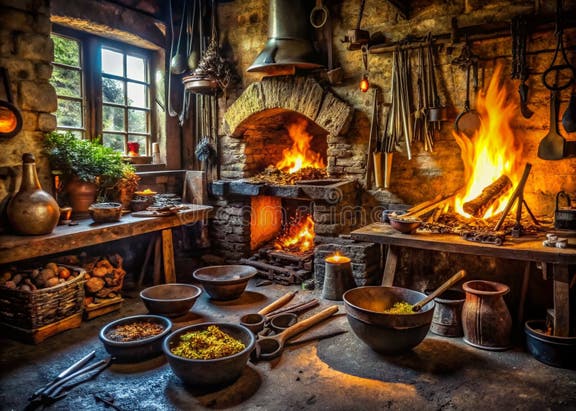 Blacksmith Forge Inspired Food Photography Authentic Culinary Staging ...
