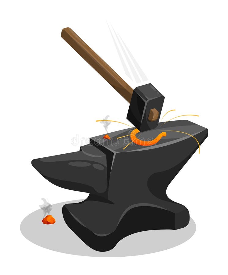 Anvil Cartoon Stock Illustrations – 754 Anvil Cartoon Stock ...