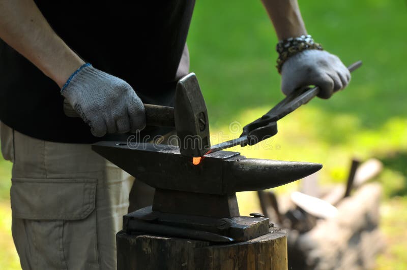 Blacksmith stock photo. Image of smithy, anvil, blacksmith - 32928936