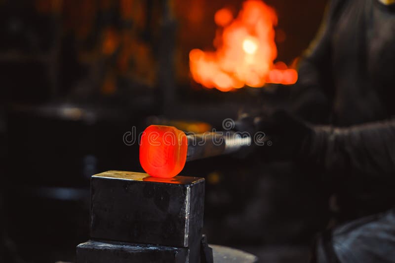 Hammer in the forge stock image. Image of craftsmanship - 132224835