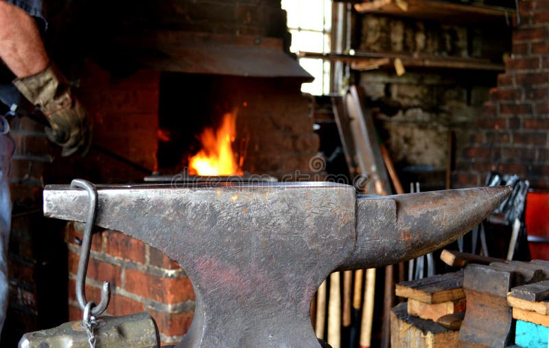 Blacksmith stock image. Image of hammer, anvil, blacksmith - 32095159