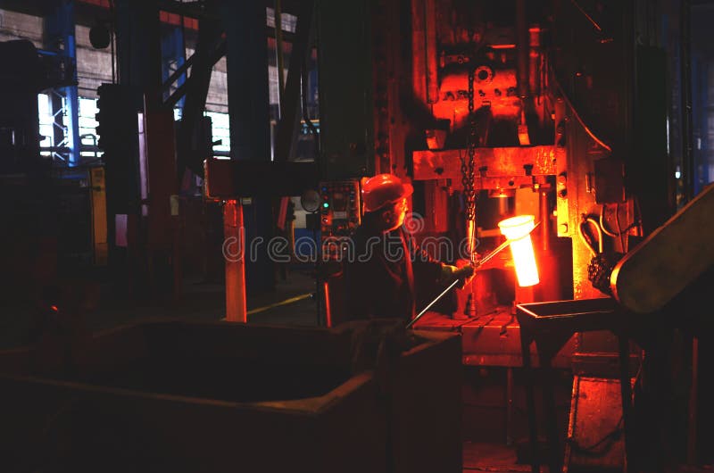 Blacksmith, Factory and Manufacturing for Steel or Iron, Table and ...