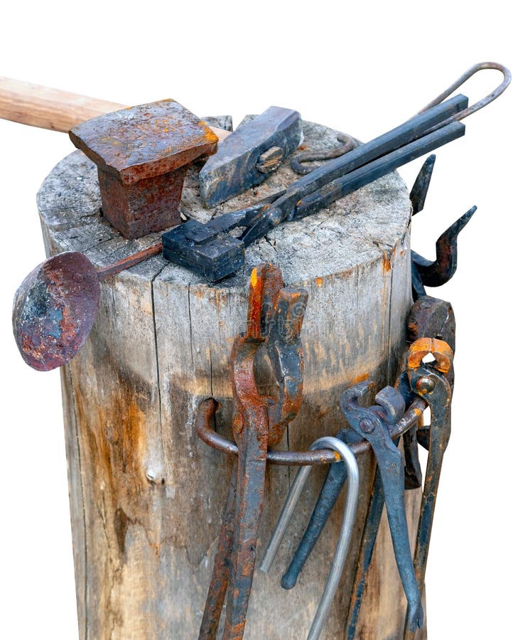 The Antique Blacksmith`s Tools Stock Image - Image of furnace, smith ...