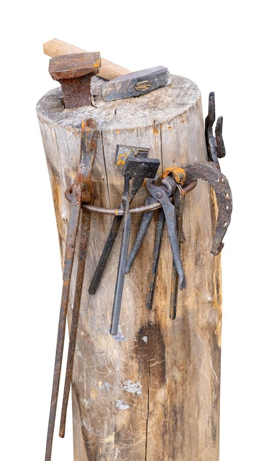 The Antique Blacksmith`s Tools Stock Image - Image of equipment ...
