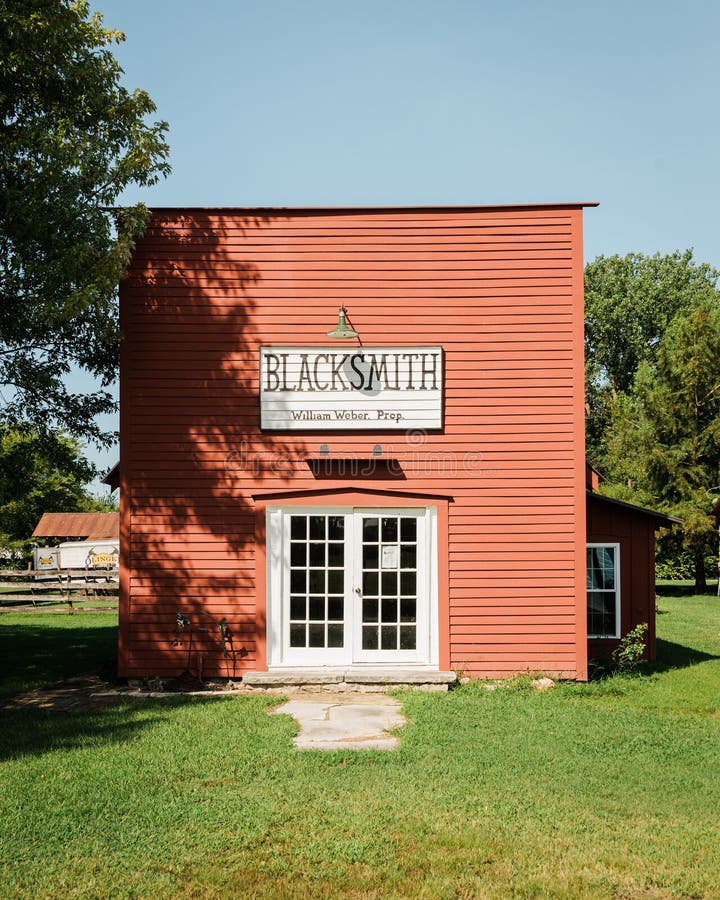 Blacksmith Shop at Red Oak II, on Route 66 in Missouri Editorial Stock ...