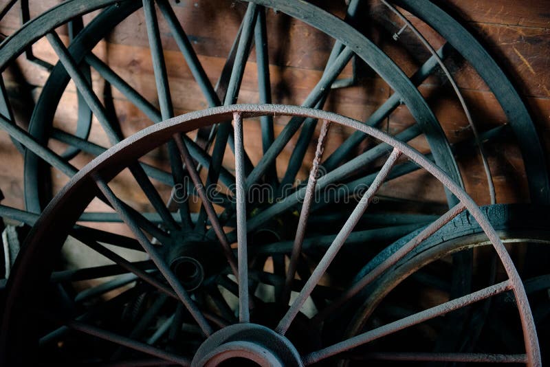 Blacksmith Vintage Wheel Wagon Background Stock Photo - Image of steel ...