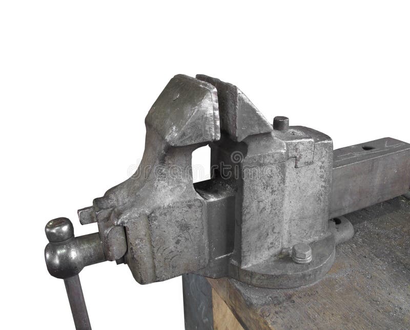 Blacksmith vise . stock photo. Image of clamp, duty, metal - 24406422