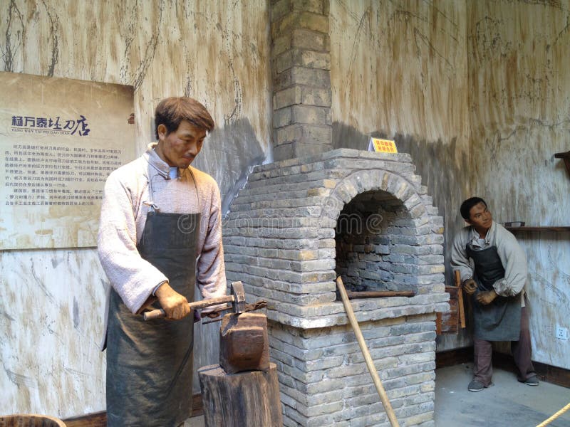 Blacksmith Wax figure editorial stock image. Image of stilllife - 37415639