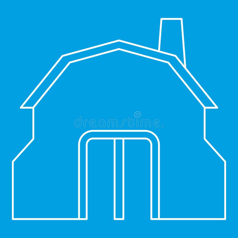 Blacksmith Workshop Building Icon Digital Red Stock Vector ...