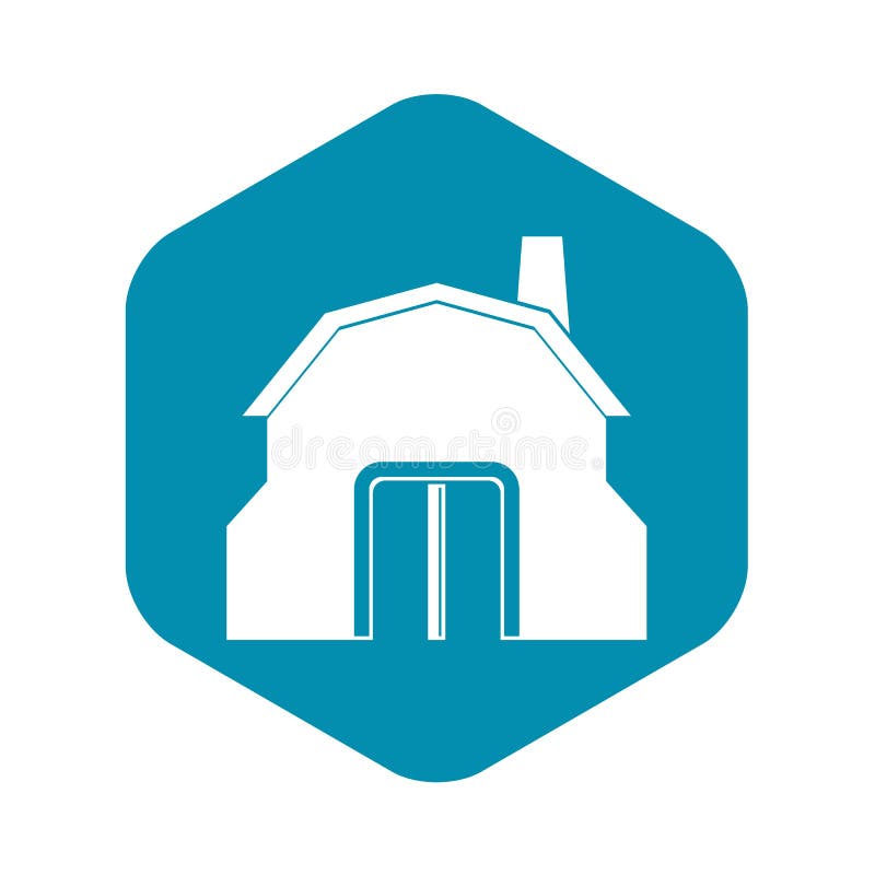 Blacksmith Workshop Building Icon Simple Stock Vector - Illustration of ...