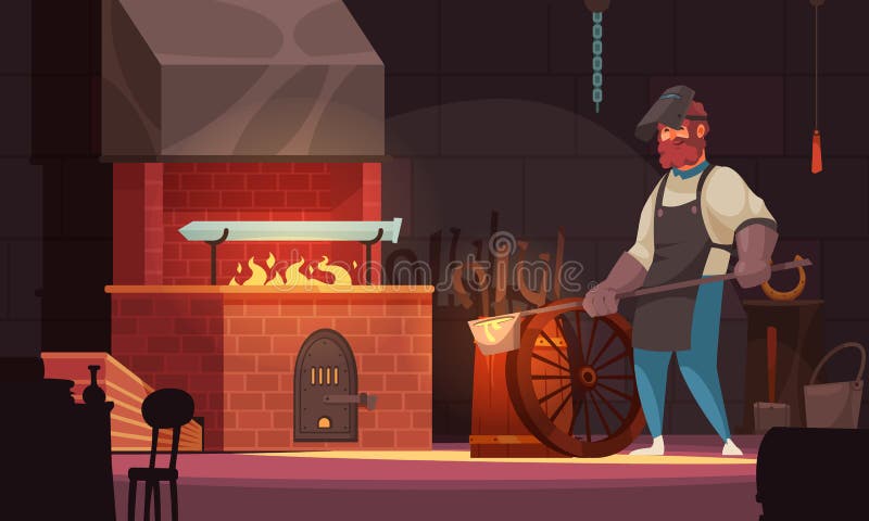 Bearded Blacksmith Stock Illustrations – 29 Bearded Blacksmith Stock ...