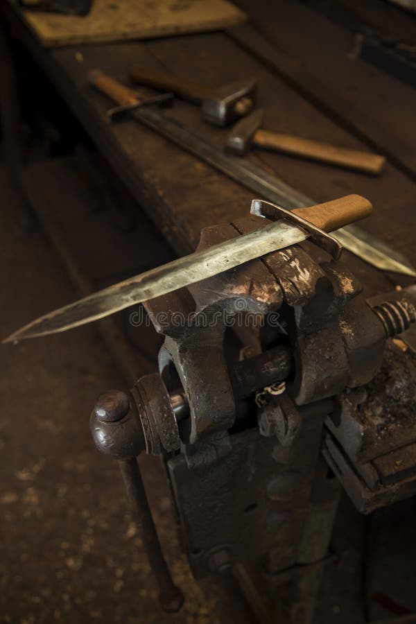 Blacksmith workshop stock image. Image of metal, workshop - 60930905