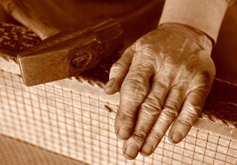 Blacksmiths Hands. stock photo. Image of metalwork, creative - 33293720