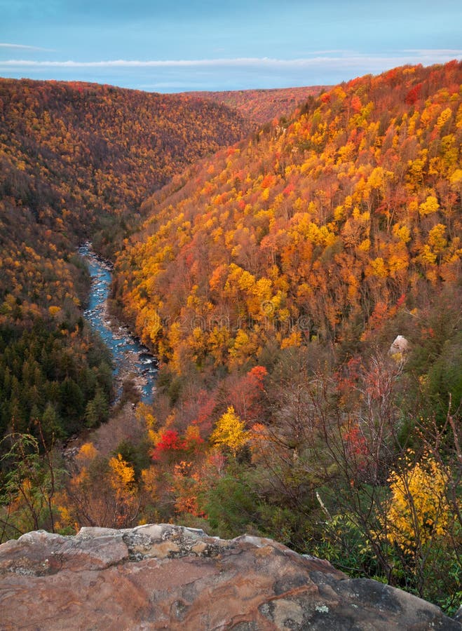 Blackwater Falls State Park in Fall Stock Photo - Image of virginia ...