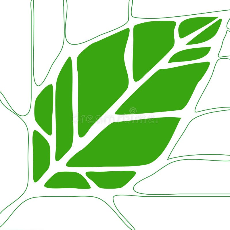 Blad 1 vector illustratie. Illustration of milieu, lite - 3887366