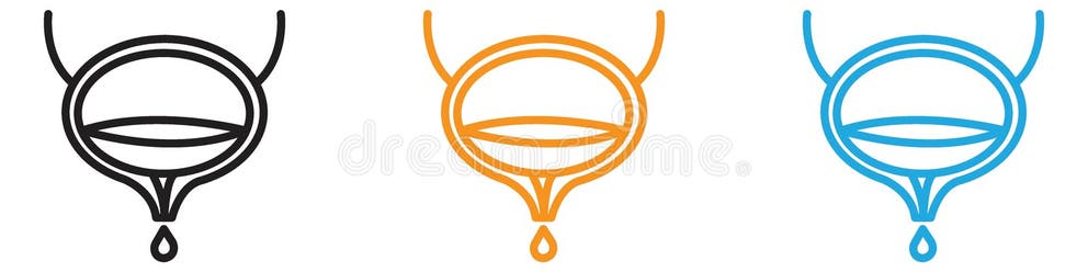 Bladder Flush Icon Vector Logo Set Collection for Web App Ui Stock ...