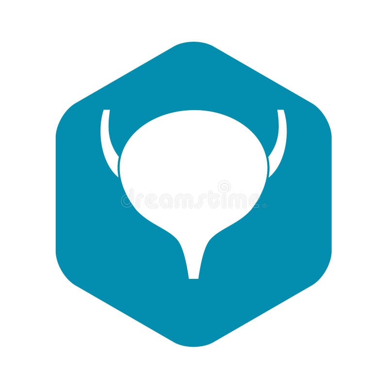 Bladder Icon Blue Vector Isolated Stock Vector - Illustration of kidney ...
