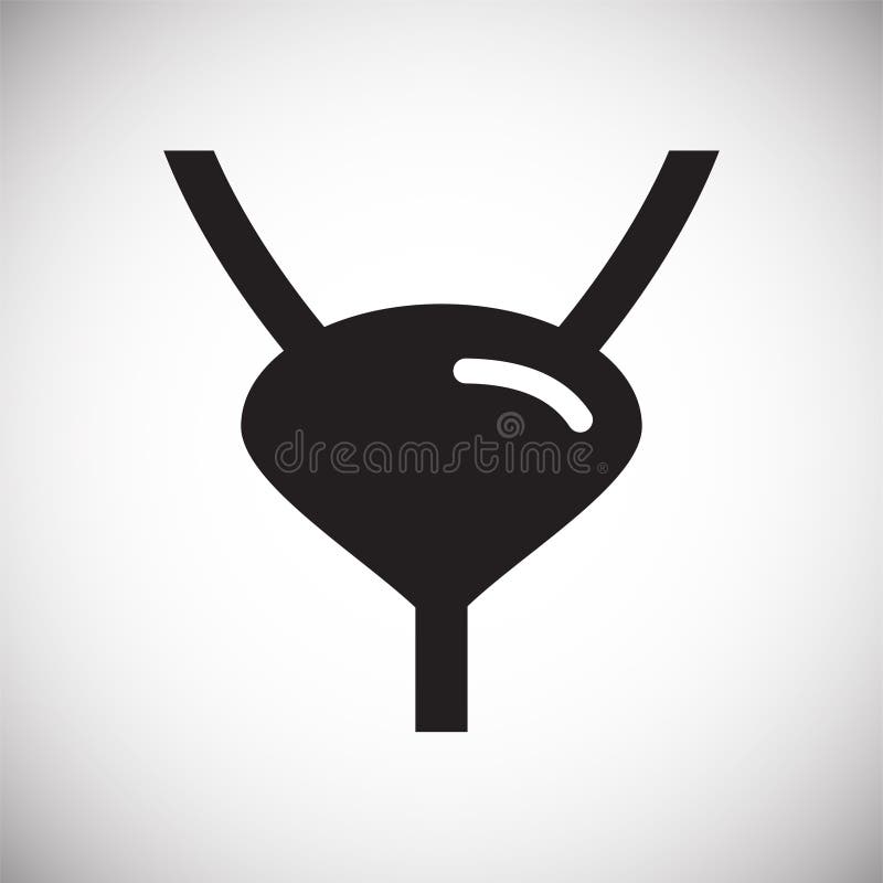 Bladder Icon on White Background for Graphic and Web Design, Modern ...