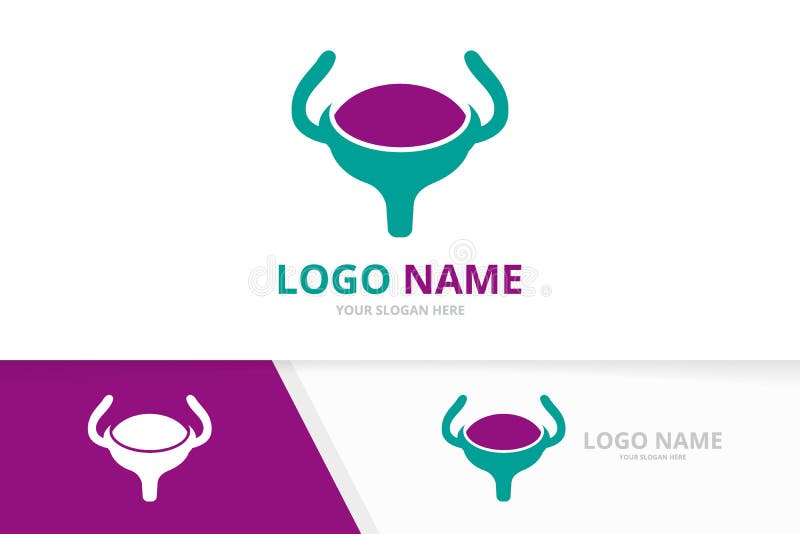 Bladder and Reproductive System Logo. Urinary Tract Logotype Design ...