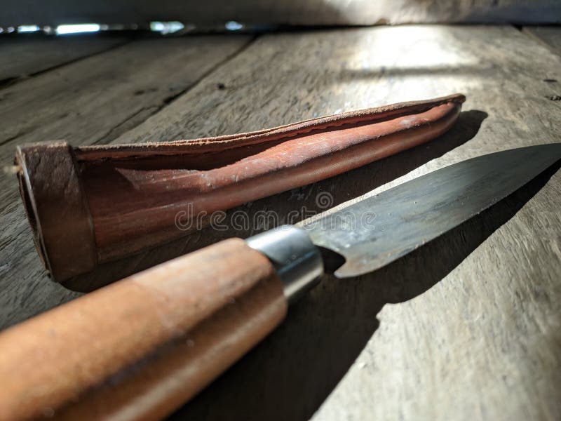 The Blade that Separated from Its Place Stock Image - Image of carving ...