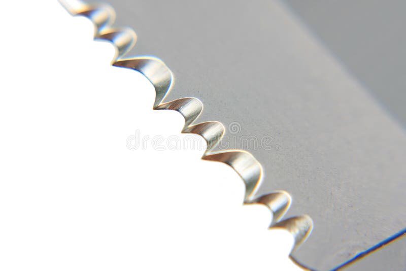 Serrated blade stock image. Image of steel, knife, sharp - 15881779
