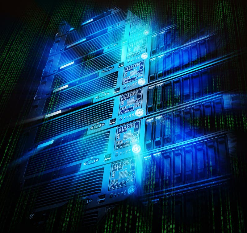 Blade Storage Supercomputer of Data Center with Splash and Binary Code ...