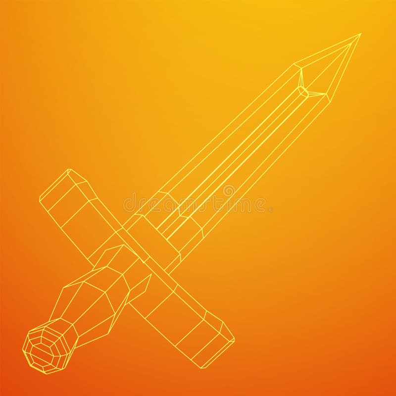 Blade Sword or Knife Bayonet Stock Vector - Illustration of frame ...