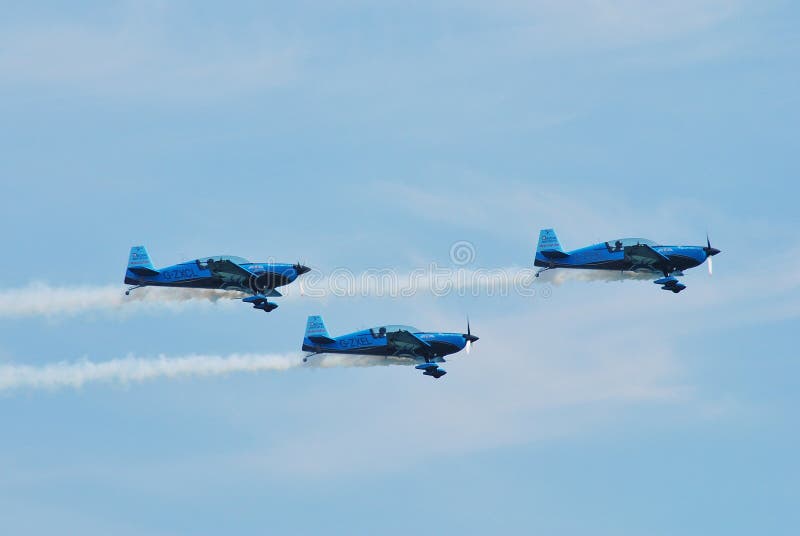The Blades Aerobatic Display Team Editorial Stock Image - Image of ...