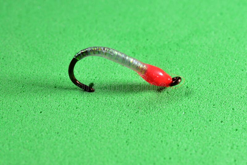 Blagdon Midge Trout Fly Imitation Stock Photo - Image of emerger, nymph ...
