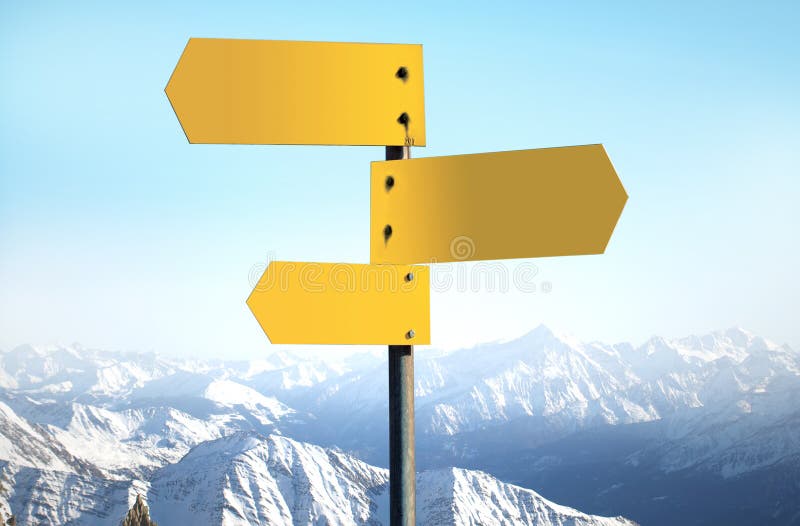 Blank Signal Series - Nature Stock Photo - Image of vista, sign: 3976606