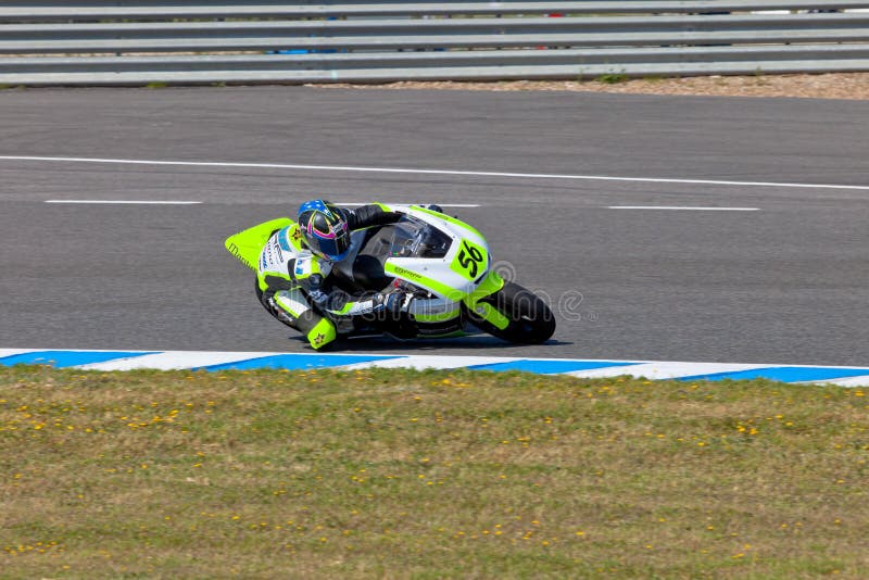 Blake Leigh-Smith Pilot of Moto2 of the CEV Editorial Stock Photo ...