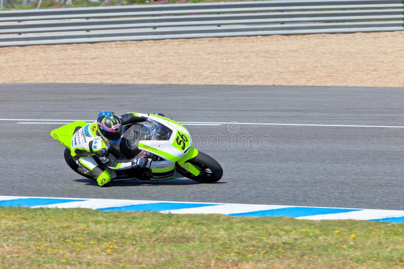Blake Leigh-Smith Pilot of Moto2 of the CEV Editorial Stock Image ...