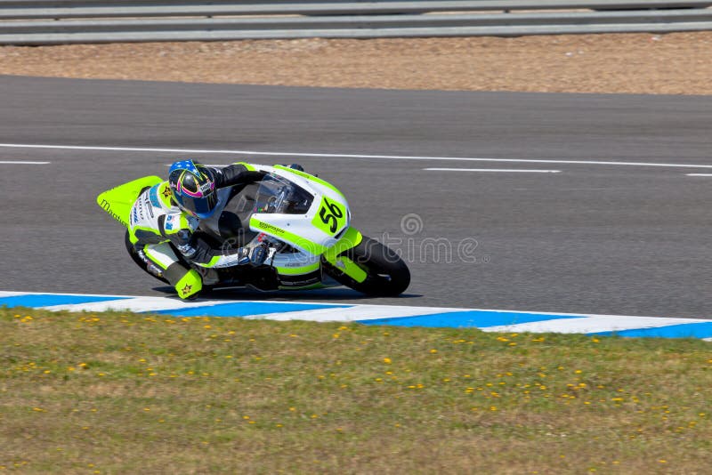Blake Leigh-Smith Pilot of Moto2 of the CEV Editorial Stock Image ...