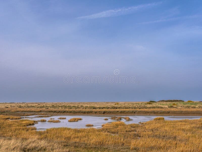 Blakeney Marsh on a Spring Day Stock Photo - Image of blue, boats: 92030770