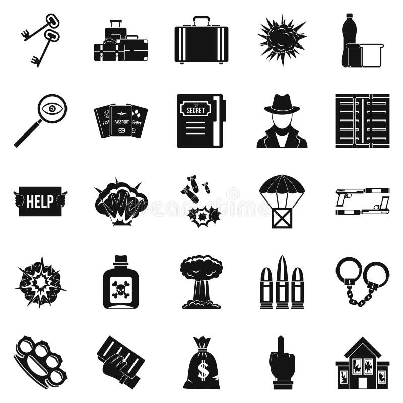Blame Icons Set, Simple Style Stock Vector - Illustration of collection ... Blame Icons Set, Simple Style Stock Vector - Illustration of collection ...
