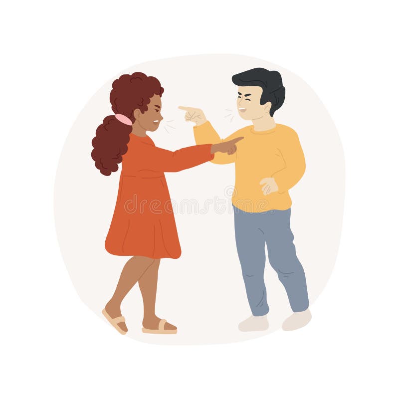 People Pointing At Each Other Cartoon