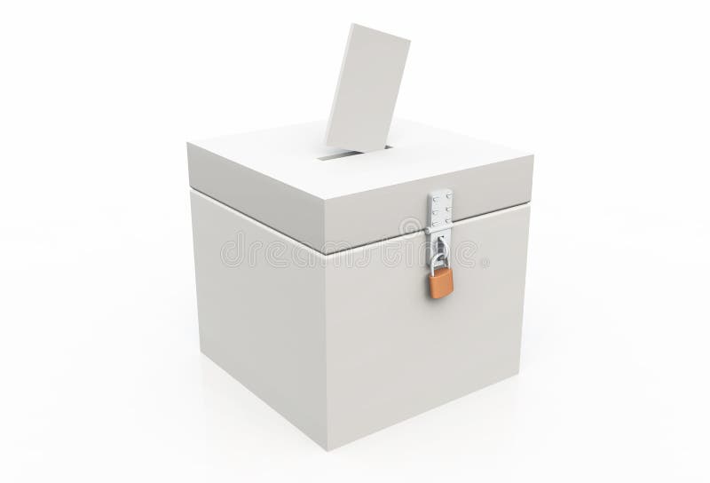 Blanc 03 d'urne 3D illustration stock. Illustration du cadre - 18394391