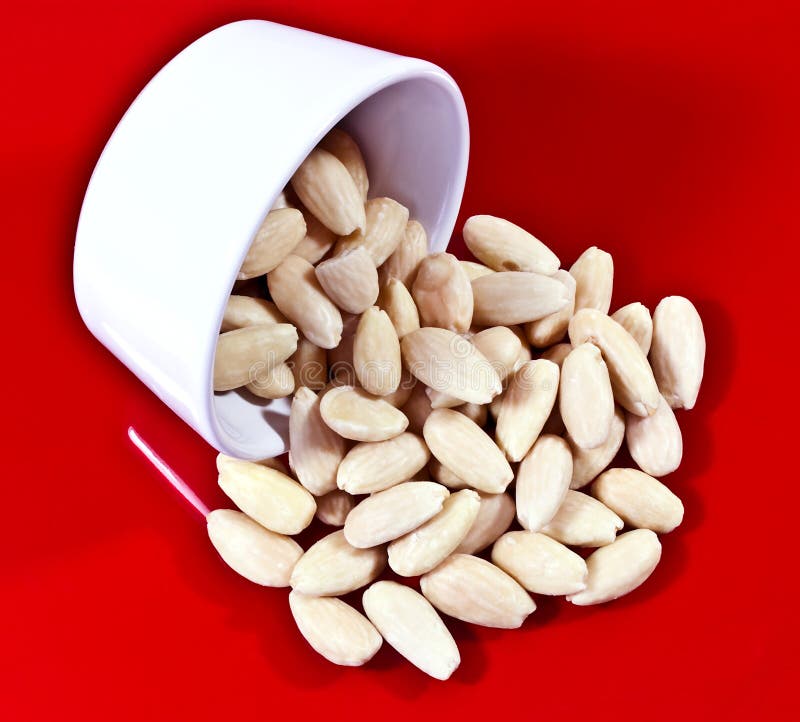 Blanched almonds stock photo. Image of tasty, healthy - 23462166