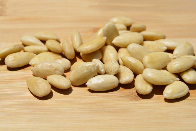 Blanched almonds stock photo. Image of nuts, snack, eating - 327333500