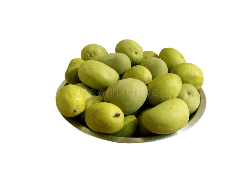 Blanched Mango stock image. Image of green, plate, shadow - 19490535